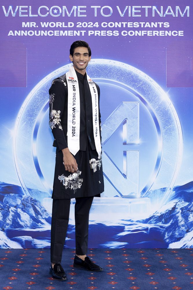 Dàn sao Việt đổ bộ thảm đỏ họp báo trao sash Mr World 2024 tổ chức ở ...
