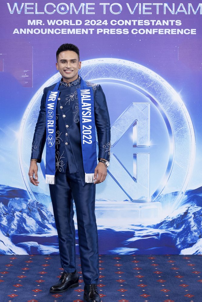 Dàn sao Việt đổ bộ thảm đỏ họp báo trao sash Mr World 2024 tổ chức ở ...